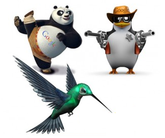 Google Panda Penguin Hummingbird